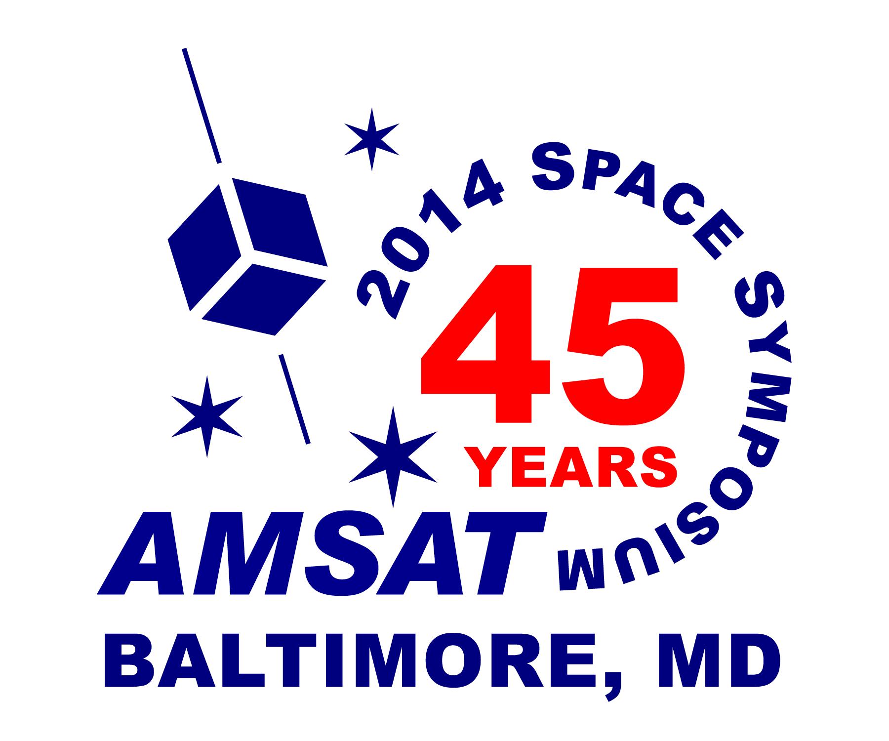 Space Symposium October 10-12 to Mark AMSAT’s 45th Anniversary