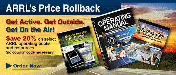 Price Rollback! 20 Percent Off ARRL Operating Books and Resources