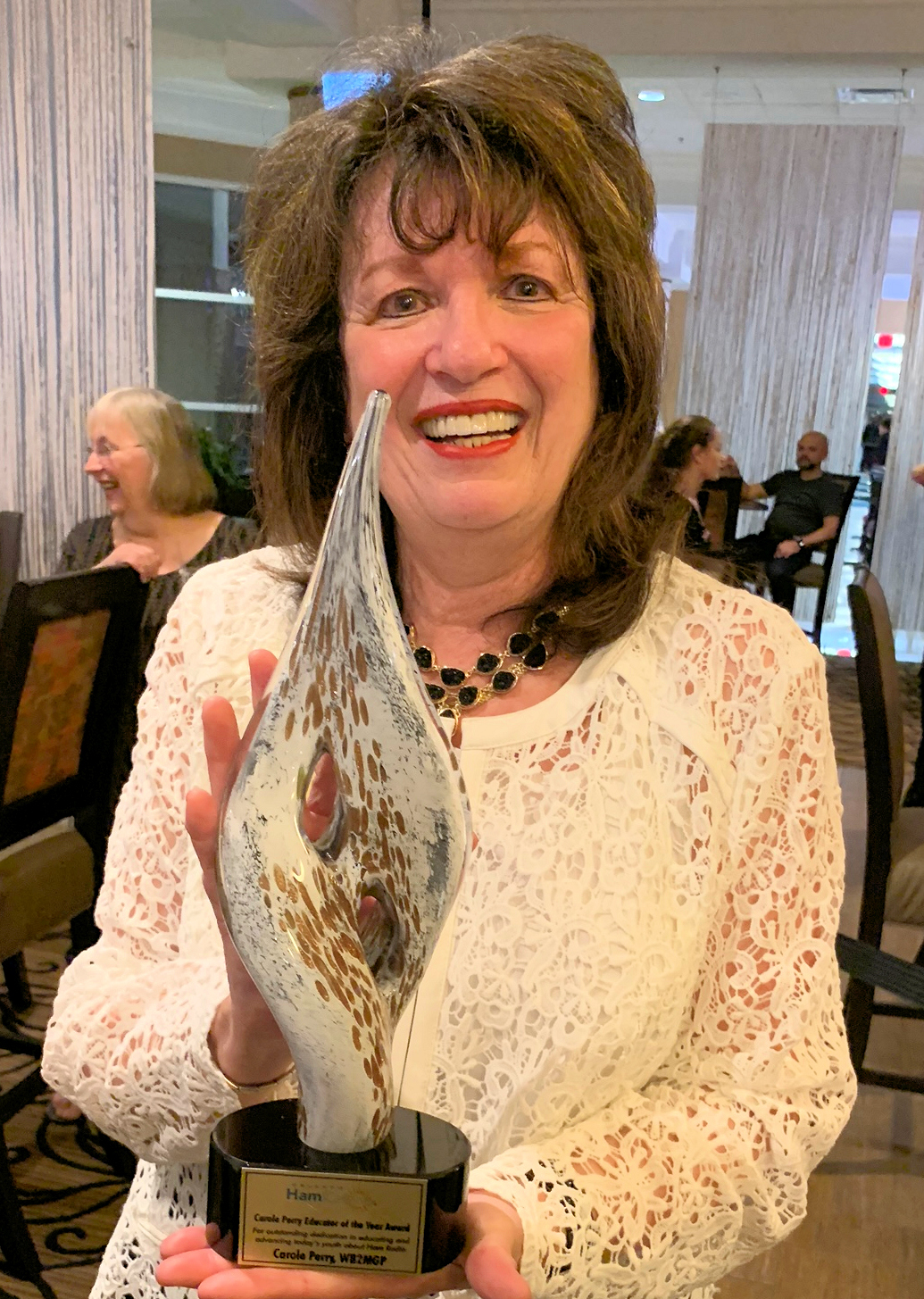 Carole Perry, WB2MGP, is First Recipient of Award Named in Her Honor
