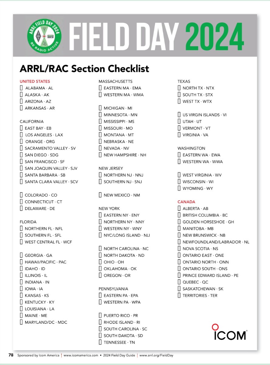 2024 ARRL Field Day is Next Week!