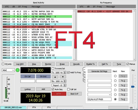 RSGB Announces New FT4 Contests