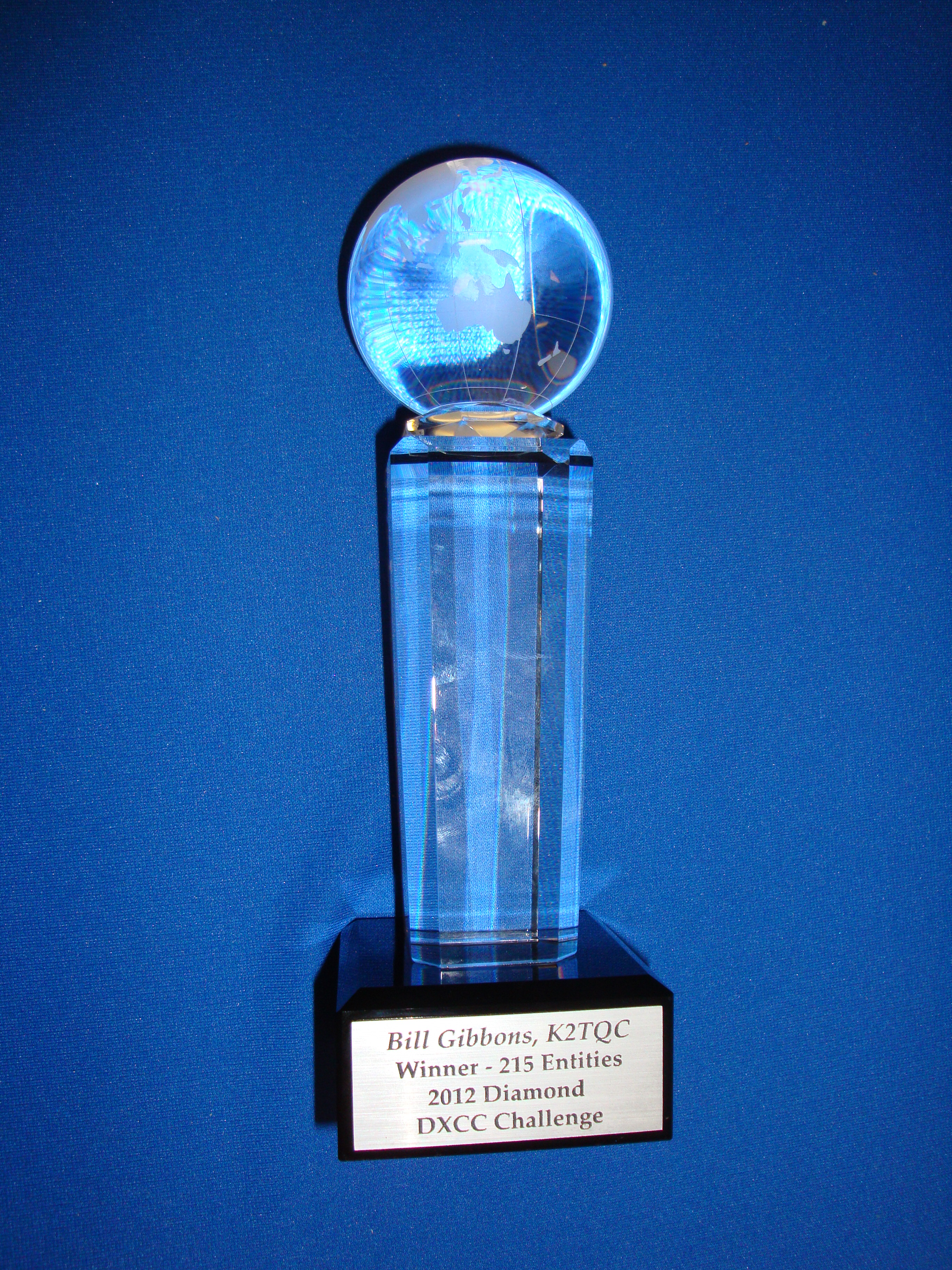 K2TQC Wins ARRL Diamond Challenge Trophy