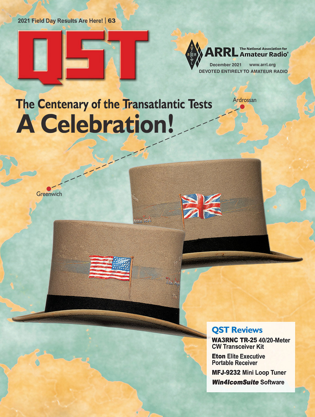December 2021 Issue of QST to Mail Mid-Month, Arrive Thanksgiving Week