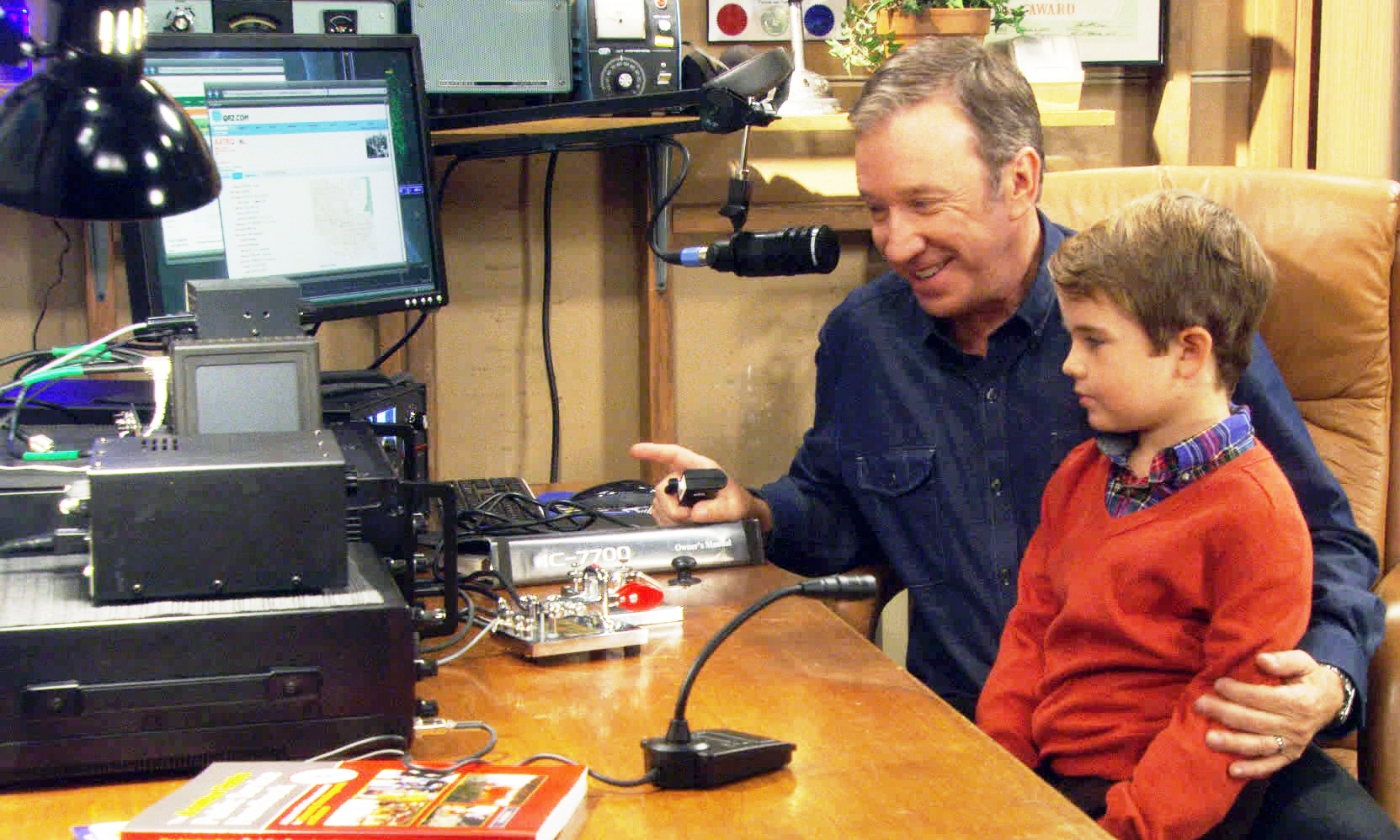 Actor Tim Allen Gets His Ham Ticket For Real