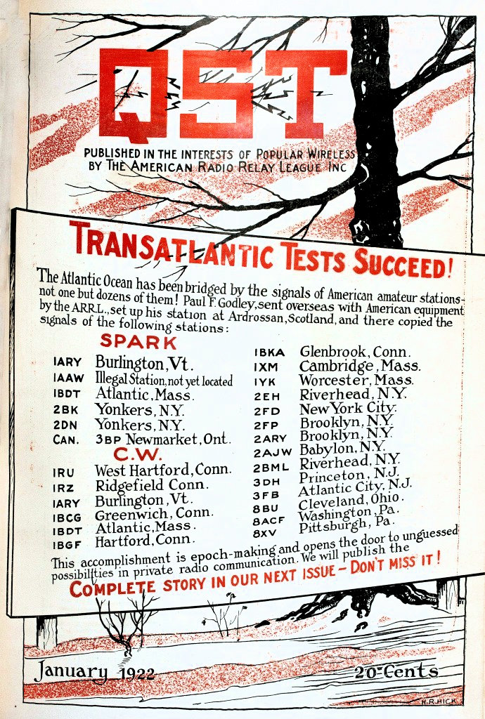 W1AW to Commemorate 98th Anniversary of First Amateur Radio Signals to ...