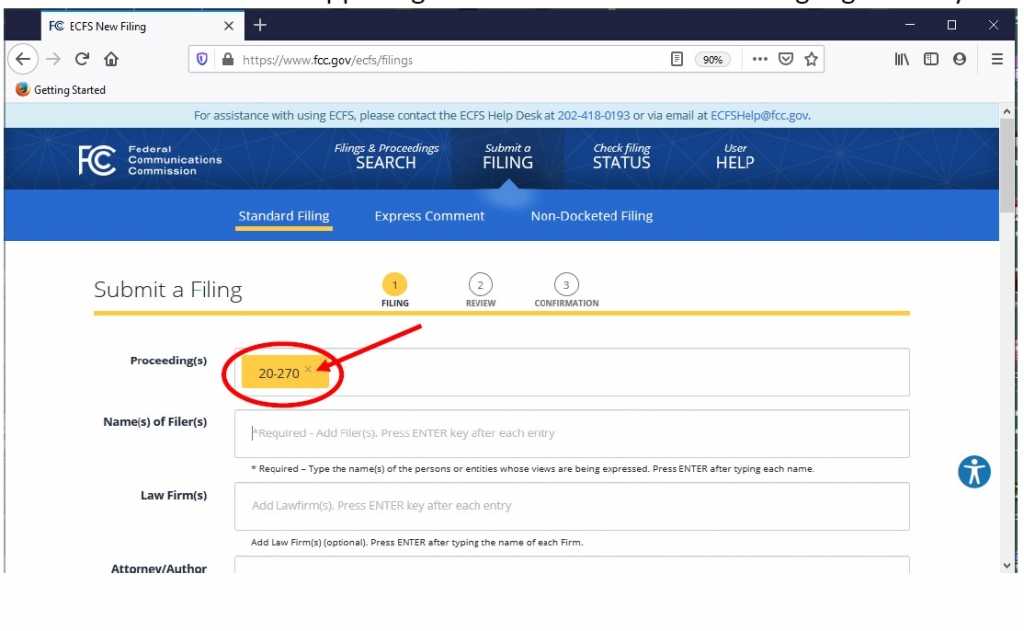 ARRL Guide to Filing Comments with FCC